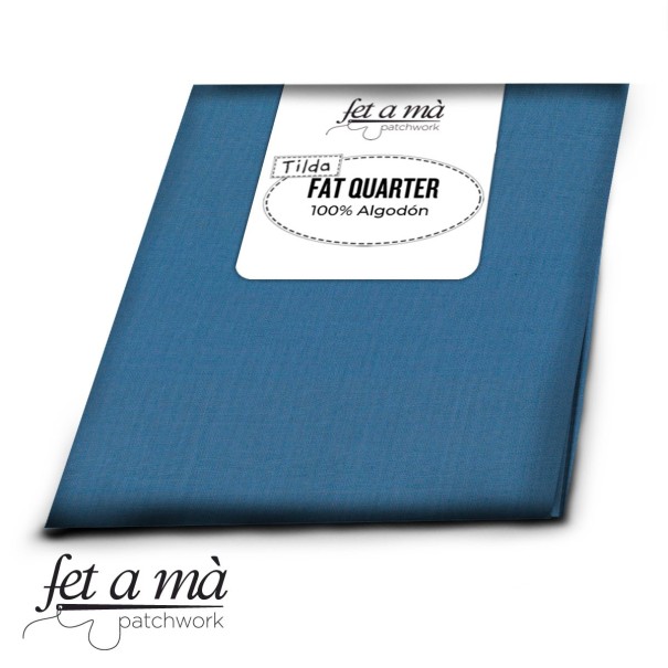 Fat Quarter Tilda Solid Colors azul