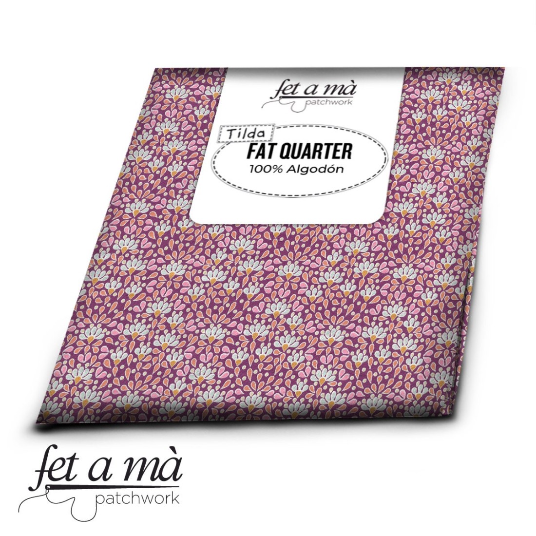 Fat Quarter Tilda - Cotton Beach anémonas