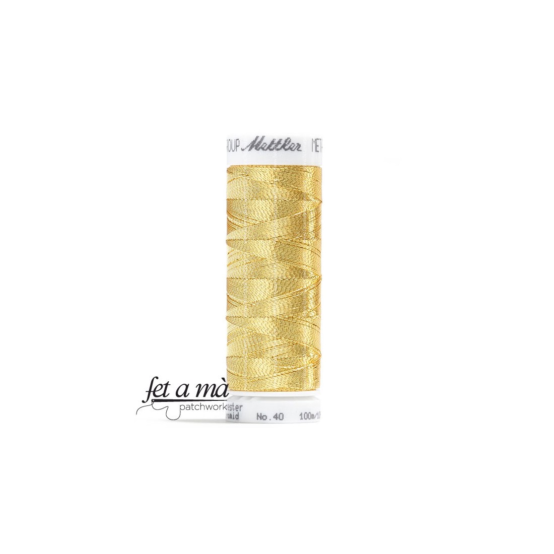 Hilo Mettler Metallic 100 m Dorado